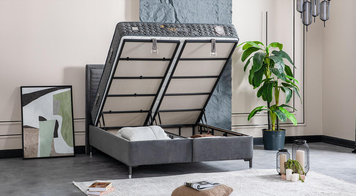 Thermalist Yatak, Baza ve Başlık Seti